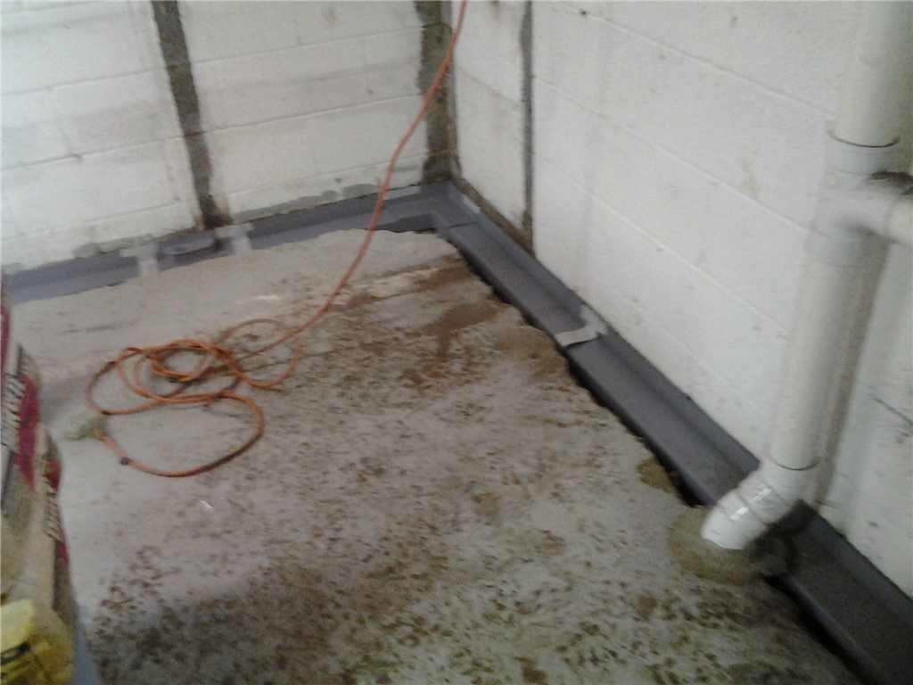Basement Waterproofing - Somerset Basement Waterproofed with WaterGuard ...