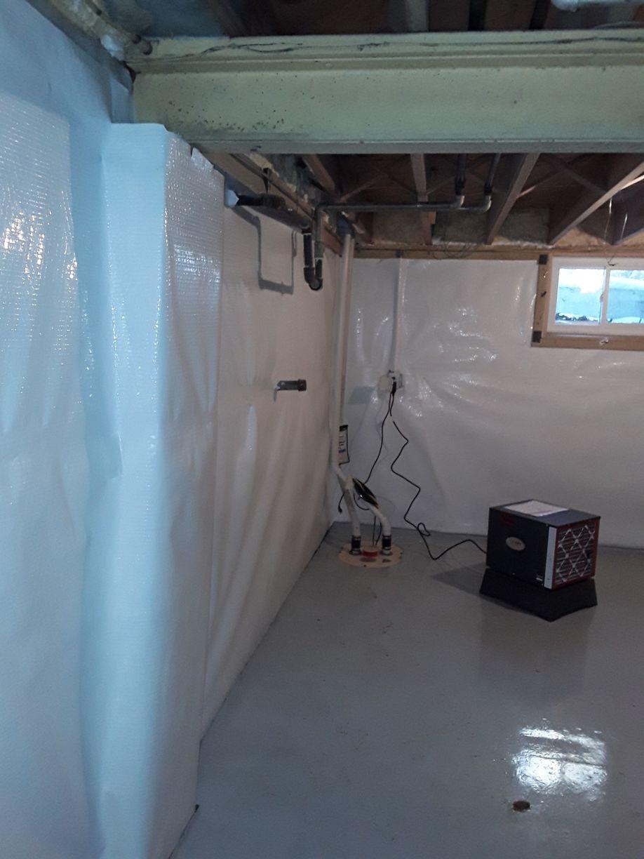 Basement Waterproofing - CleanSpace Basement Walls in Mattoon, IL ...