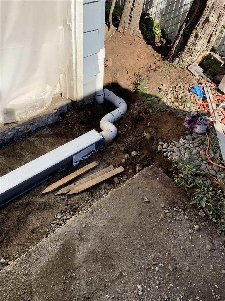 Basement Waterproofing - Flooding Driveway in Salem, OR - Drainage Pipe