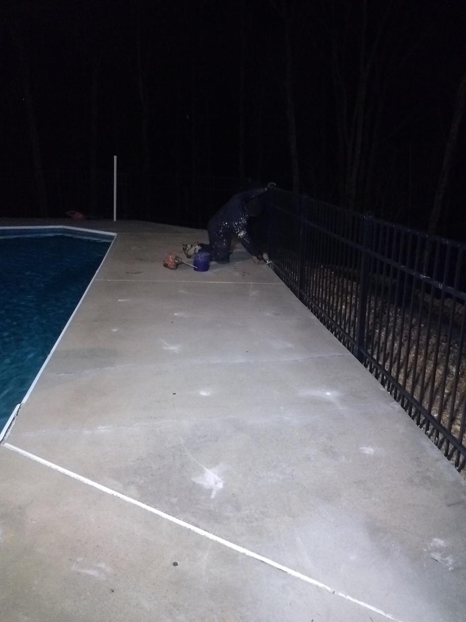 Concrete Leveling - Raising a Pool Slab in Ooltewah, TN - PolyLyft ...