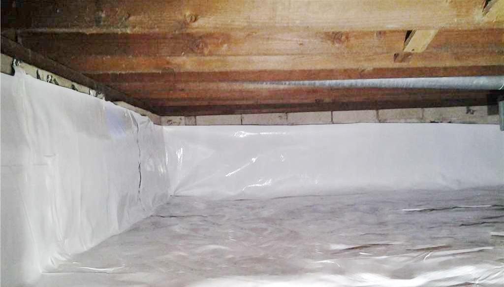 Basement Waterproofing - Flooded Crawl Space Now Encapsulated with ...
