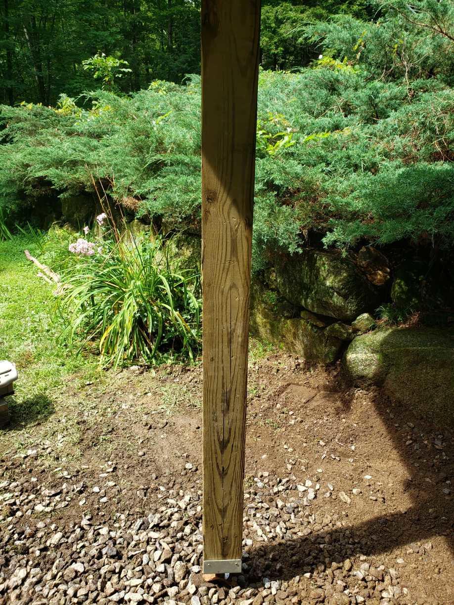 Foundation Repair - EZ Post Deck Piers, Gilford, NH - EZ Post Deck Pier