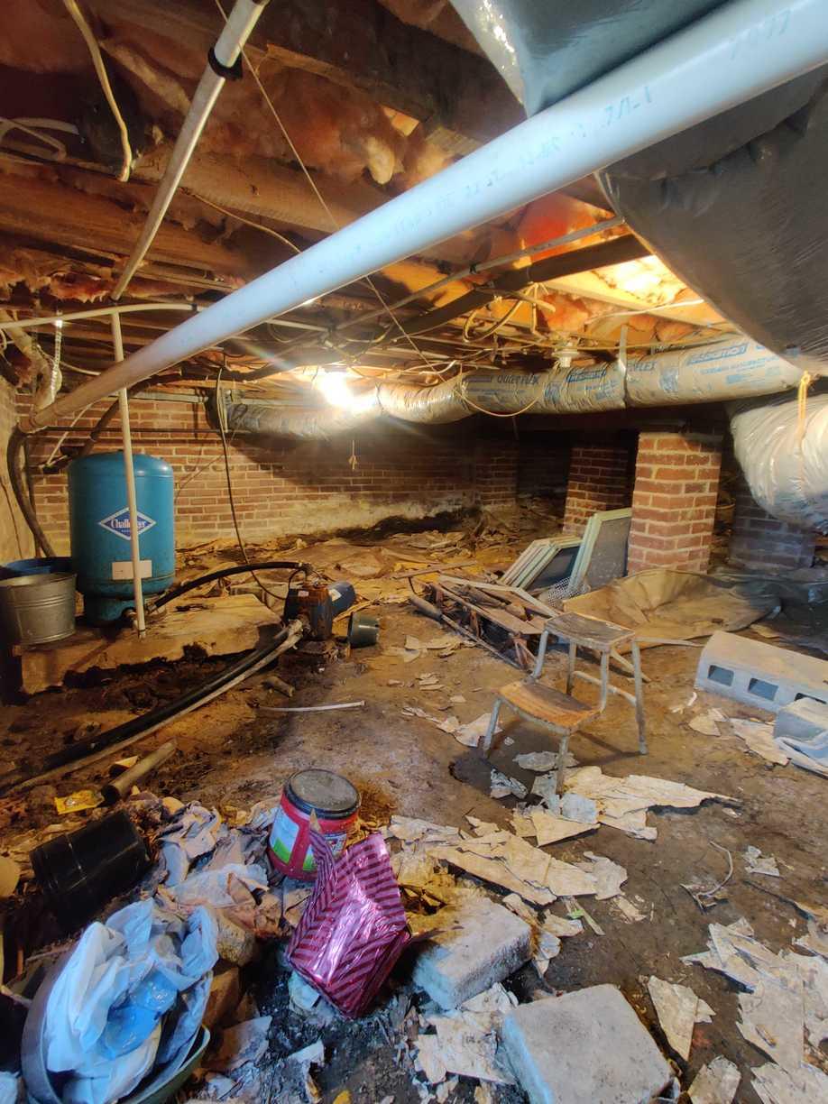 Crawl Space Repair - Transforming Wet and Nasty Crawl Space in ...