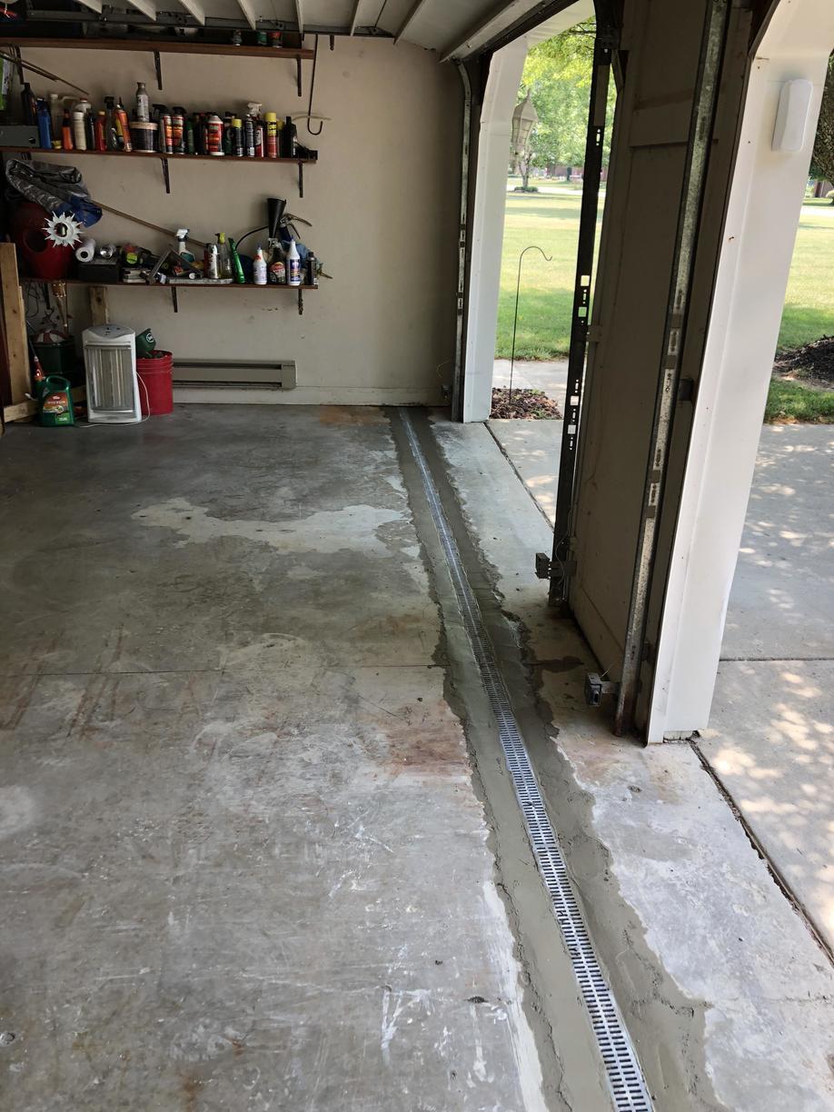 Basement Water Trench - Openbasement