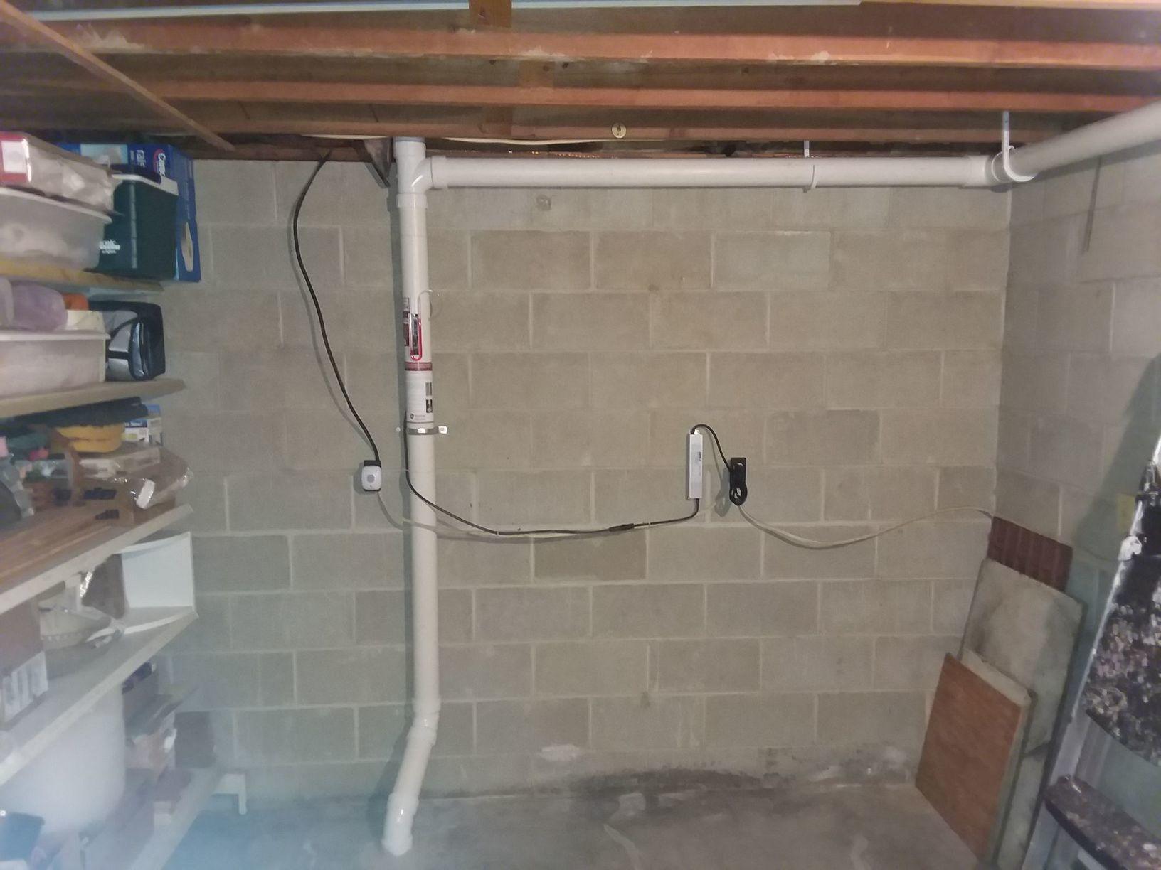 Radon Mitigation System - Sidney, IA - Suction system in Sidney, IA home