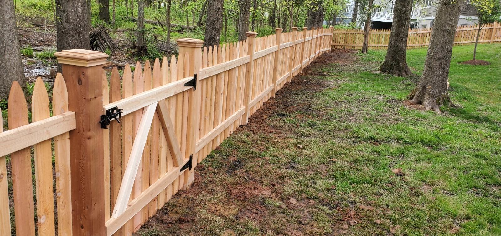 Residential Fencing - Picket Fence for the Willowsford Community ...