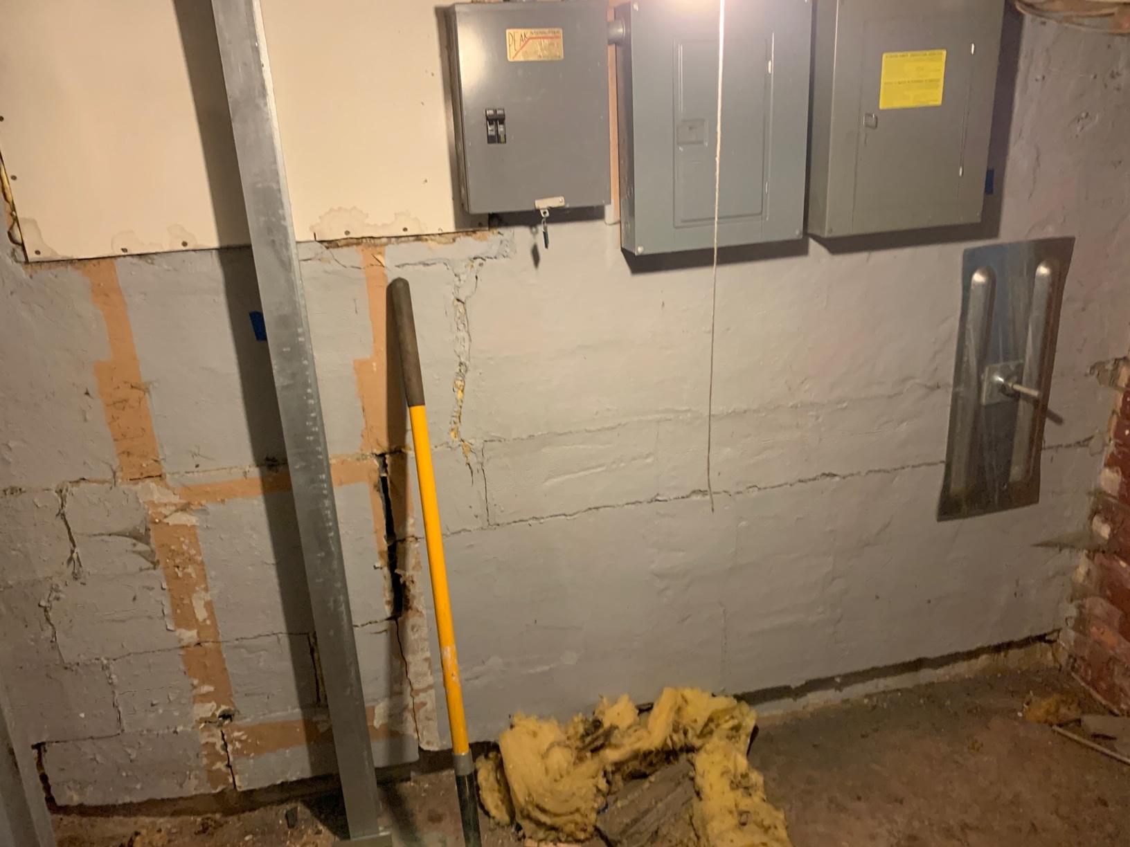 Foundation Repair - Basement Walls Stabilized Using Supportworks System ...
