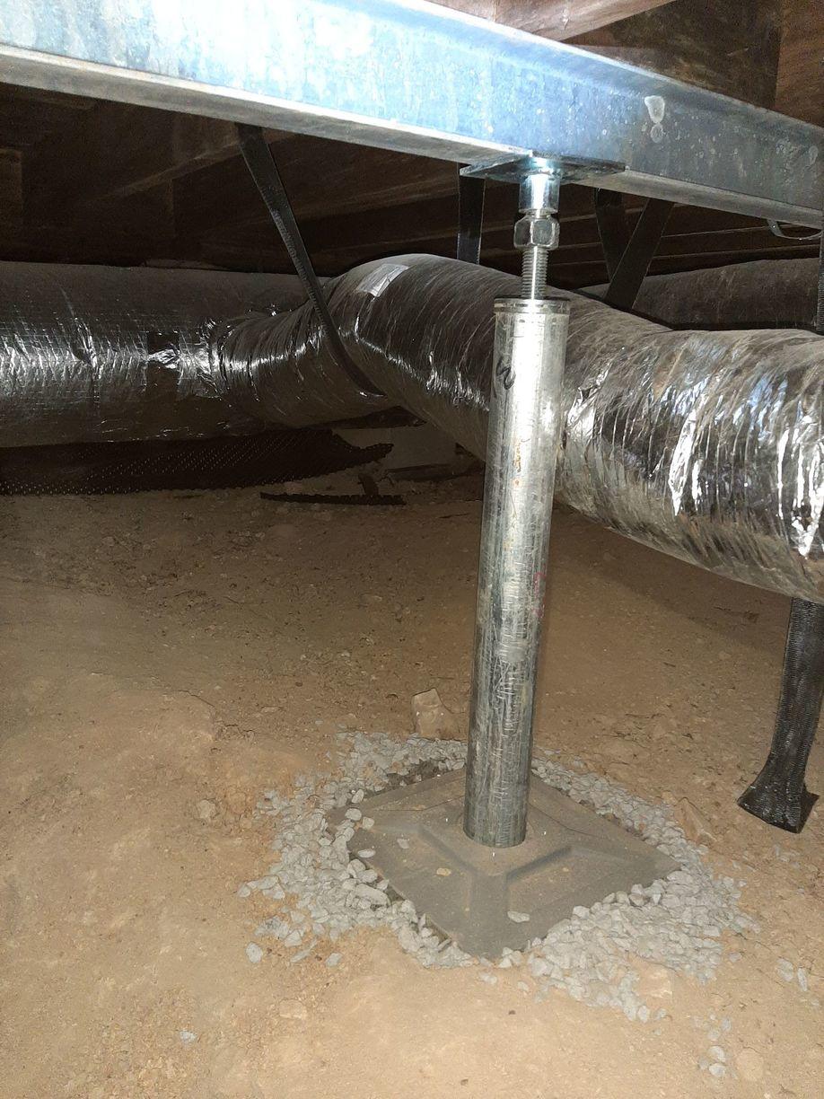 Crawl Space Repair - Crawl Space Encapsulated and SmartJacks Installed ...