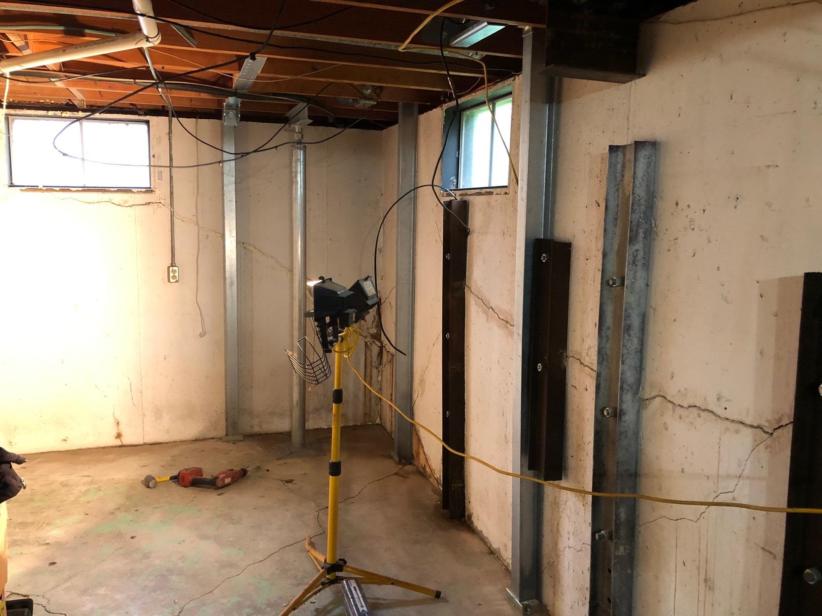 Basement Waterproofing - Foundation Repair with PowerBrace System - I ...