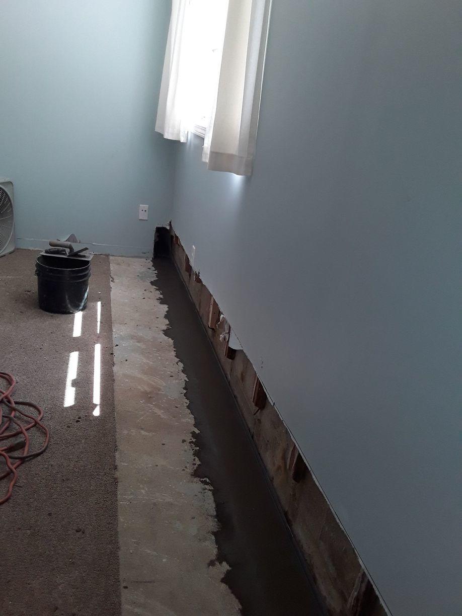 Basement Waterproofing - Installing Waterproofing System in Ashland, MO ...