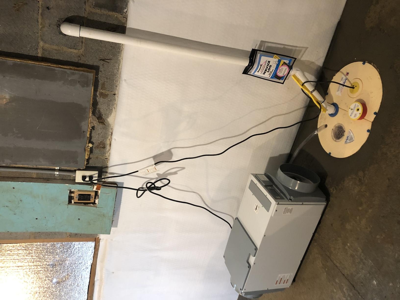 Basement Waterproofing - Humidity Control and Waterproofing in a Ruffin ...