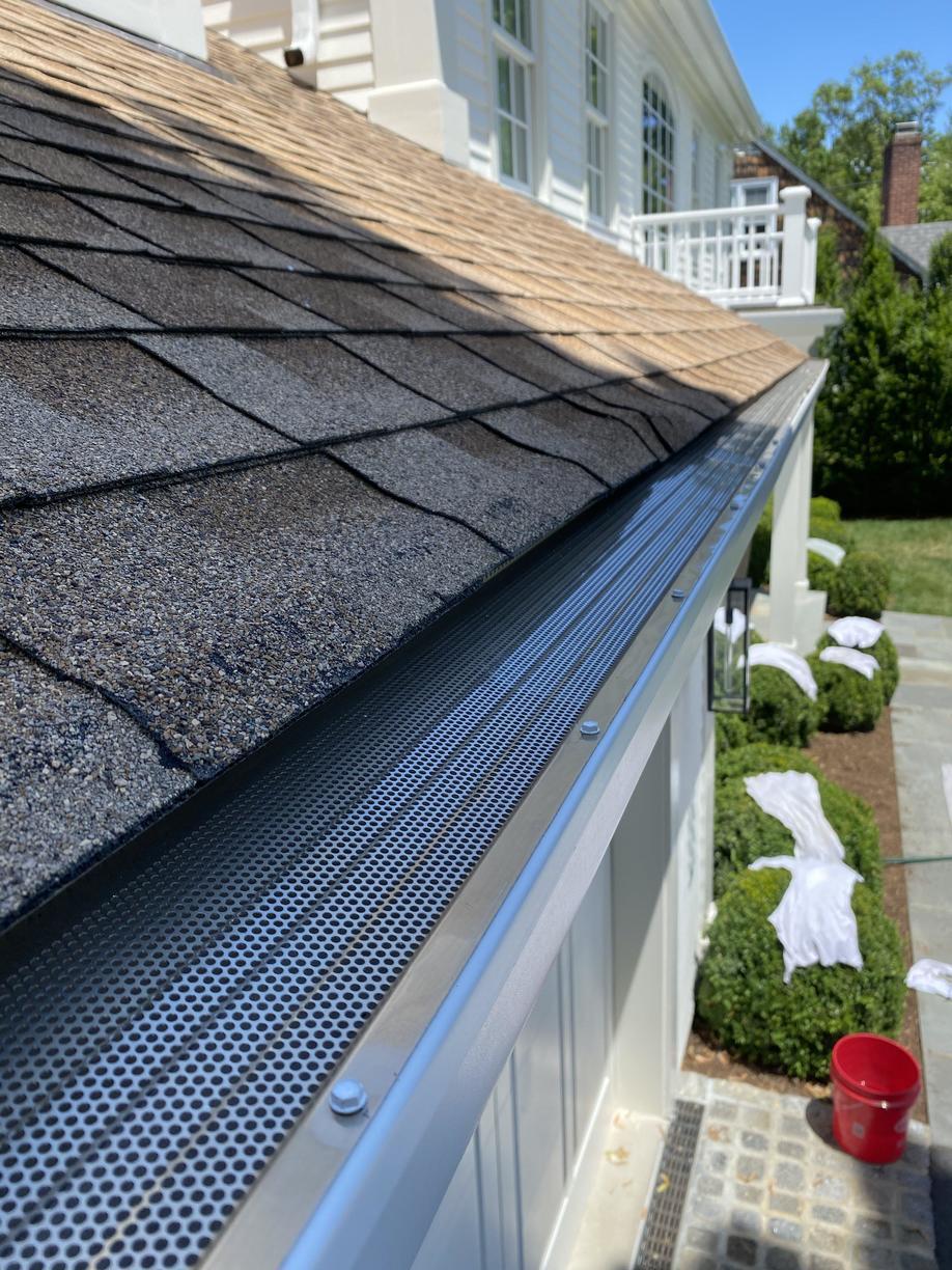 MicroGuard Installations - Microguard Protective Gutter Guards | Old ...