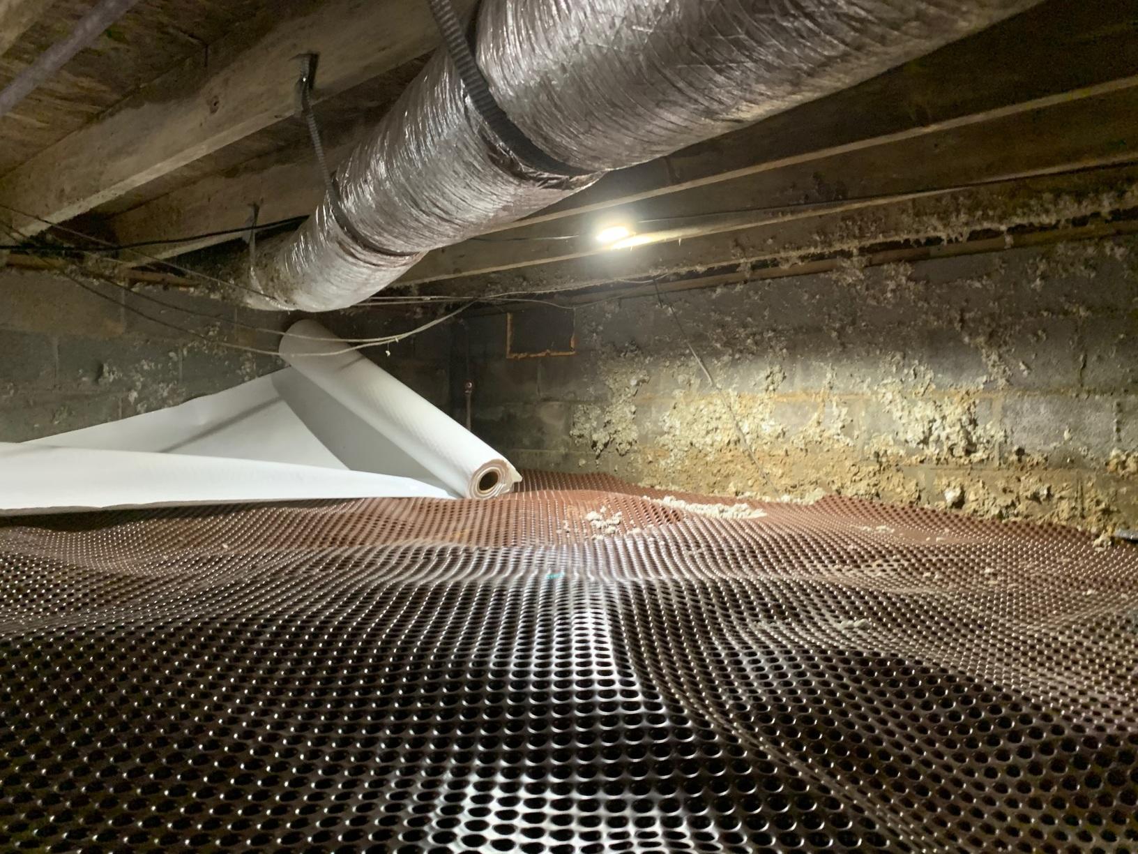 Crawl Space Repair - Crawl Space Gets Encapsulated and SmartJacks ...