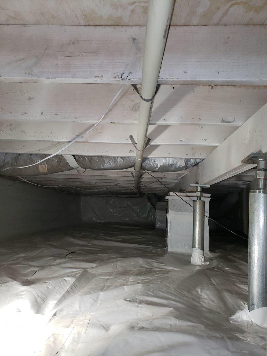 Basement Waterproofing - Encapsulating Auxvasse, Missouri Crawl Space ...