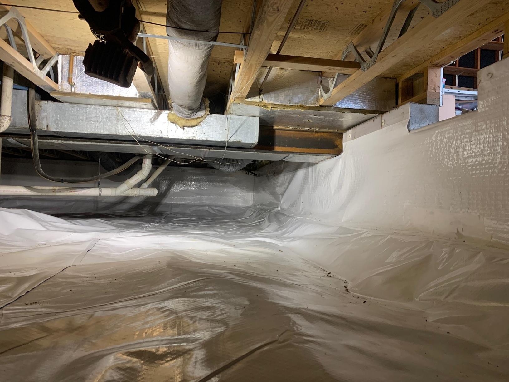 Crawl Space Repair - Belleview, Missouri Crawl Space Cleaned & Restored ...