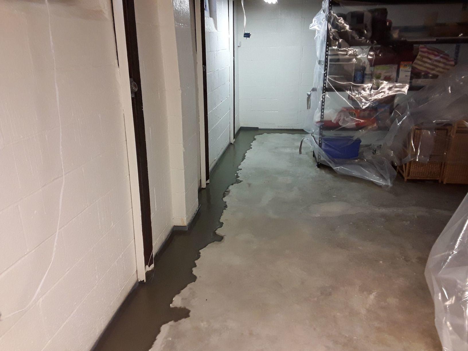 Woods Basement Systems, Inc. - Basement Waterproofing Photo Album - Wet ...