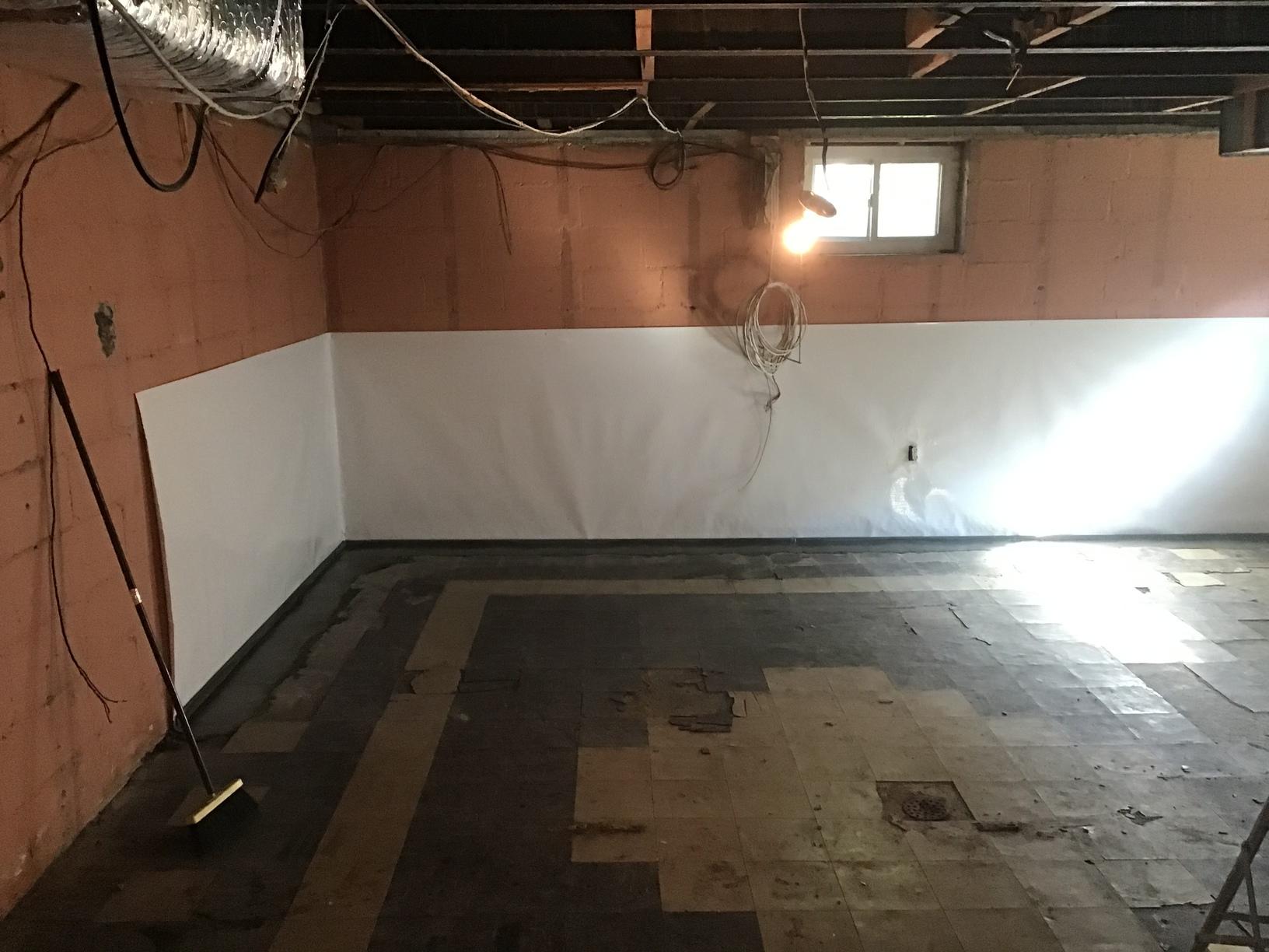 Basement Waterproofing - Waterproofing a Grundy, VA Basement from Top ...