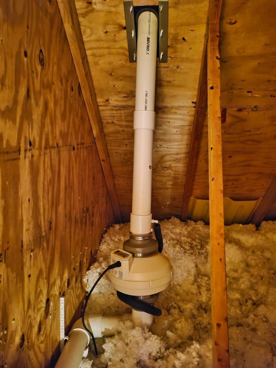 Radon Defense Midwest - Radon Mitigation System - Interior Exhaust Fan ...