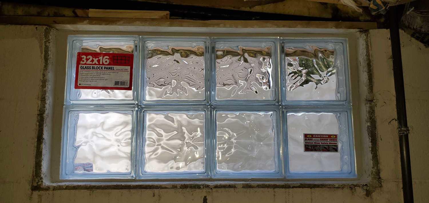 Basement Waterproofing - Replacing Glass Block Windows in Columbus, OH ...