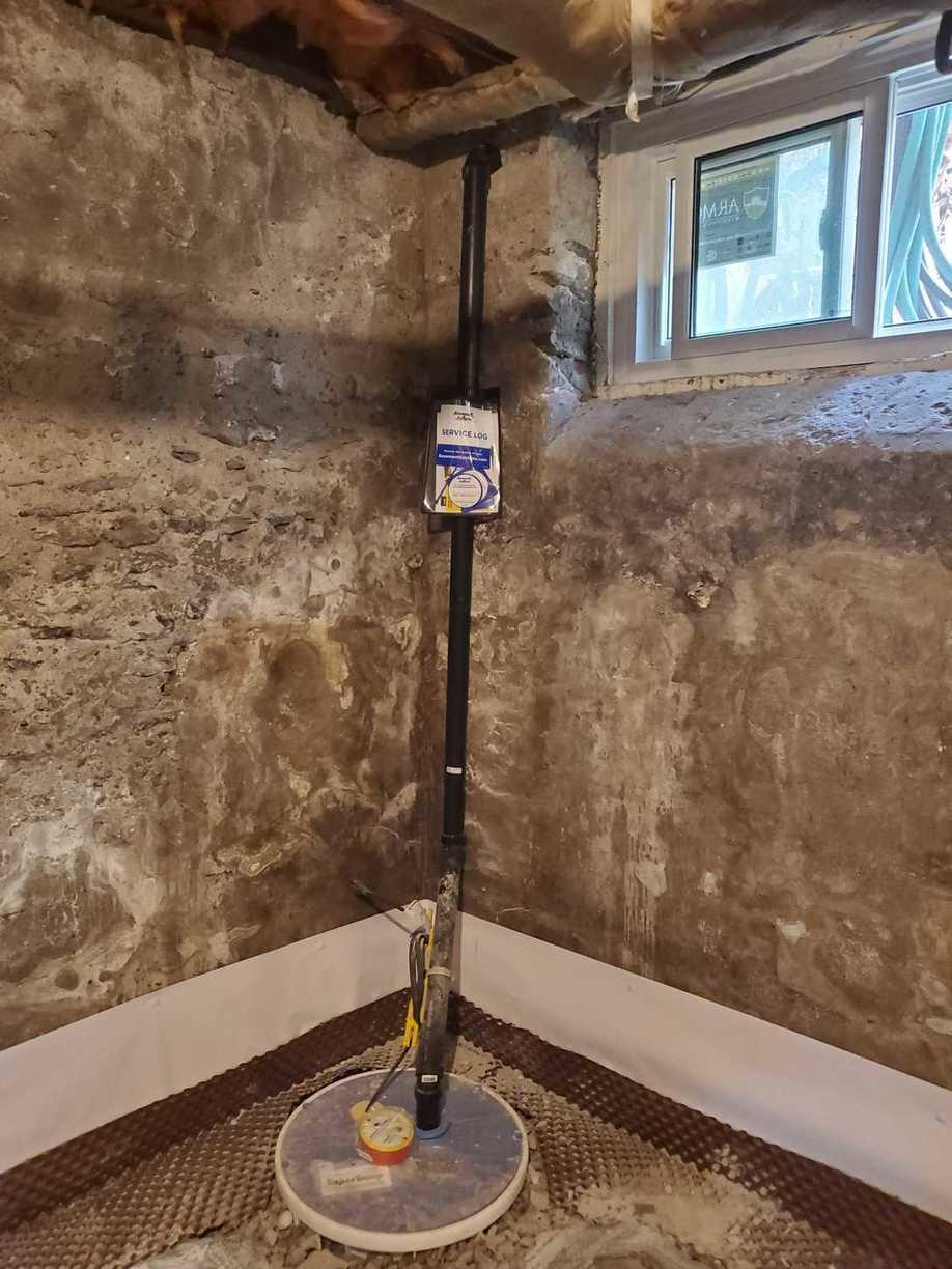 Basement Waterproofing - Waterproofing Old stone foundation in ...