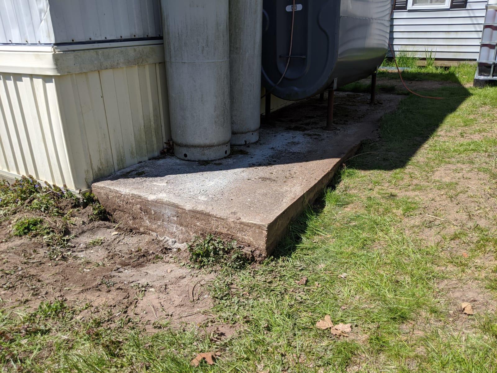 Concrete Leveling - Sinking Concrete Slab, Salisbury, MA - Concrete ...