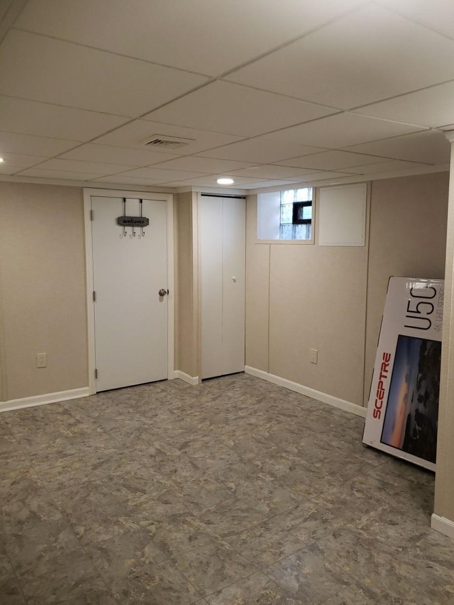 Basement Finishing - Small Pittsburgh Basement Becomes Functional Space ...