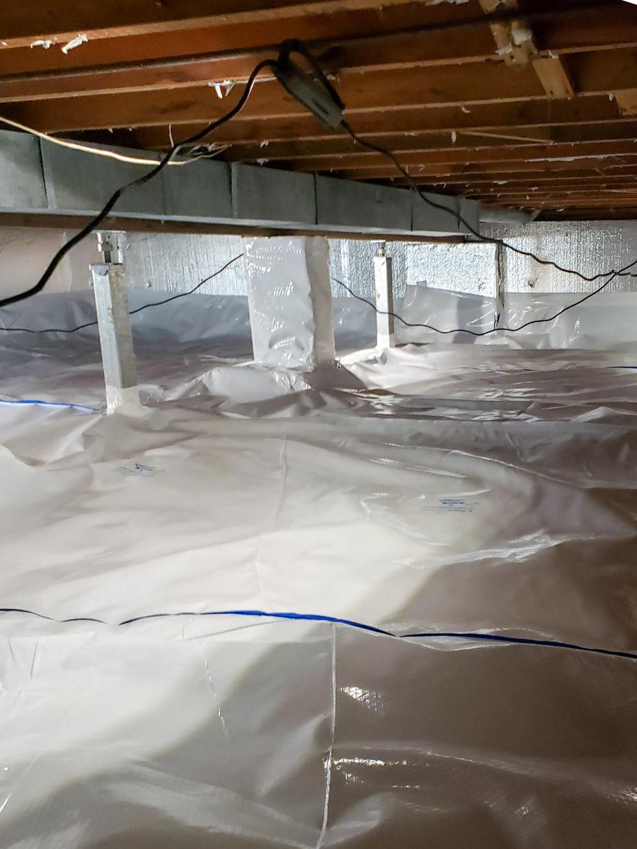Crawl Space Repair - Crawl Space Fully Encapsulated In Skillman, New ...