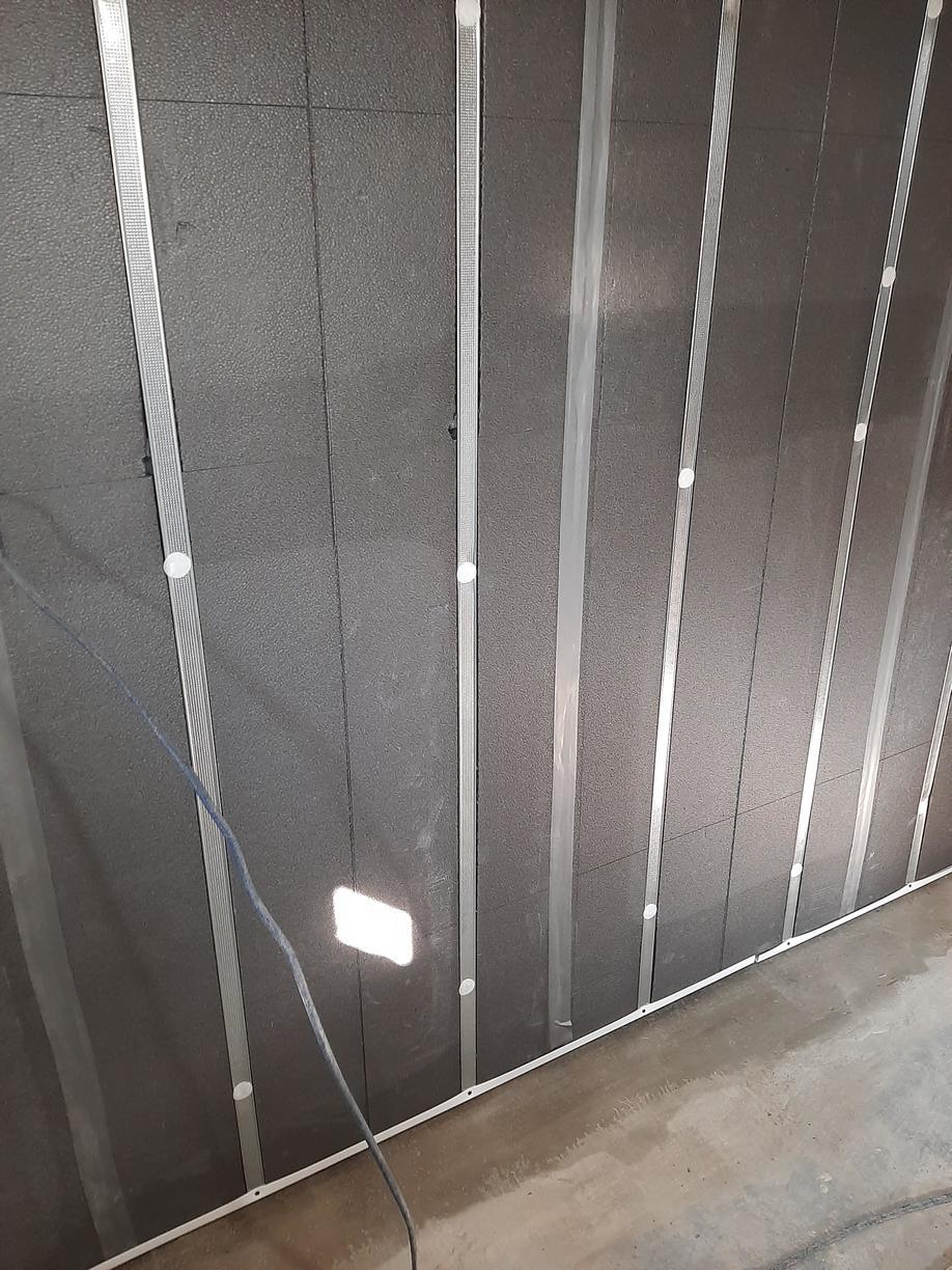 Basement Waterproofing - Interior waterproofing with insulated walls in ...