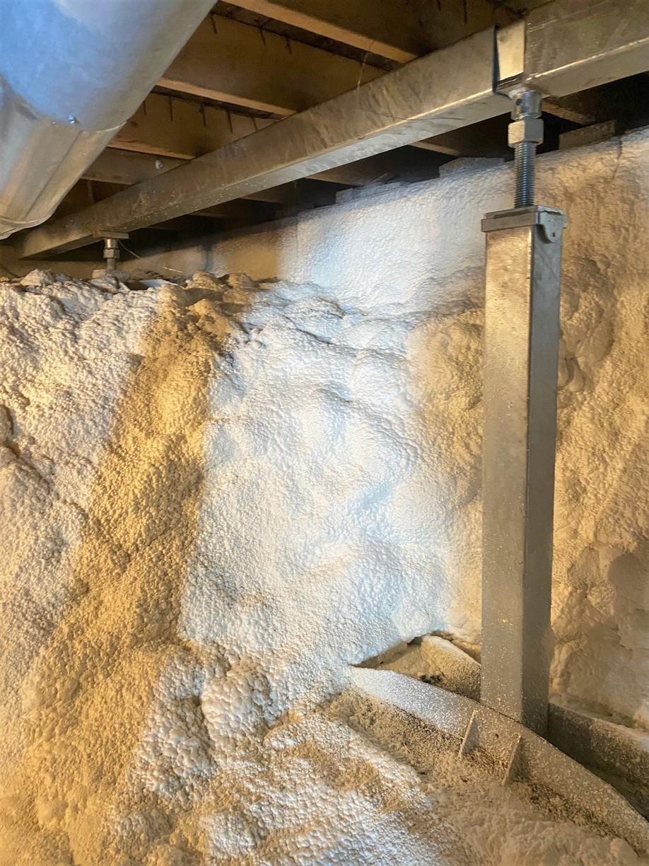 Crawl Space Repair - Crawl Space Insulation and Support for Settling ...