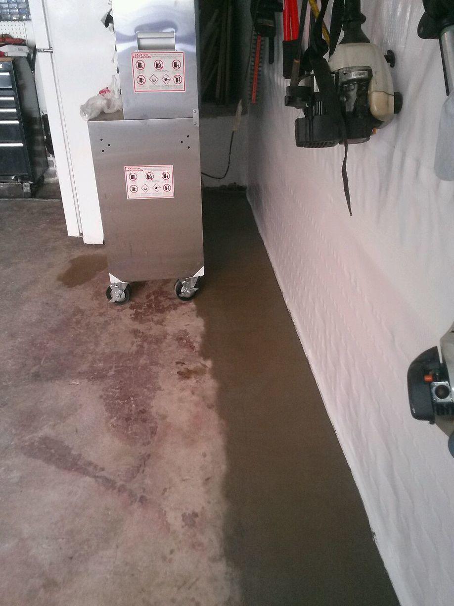 Basement Waterproofing - Waterproofed garage in Yorktown Heights, Ny ...