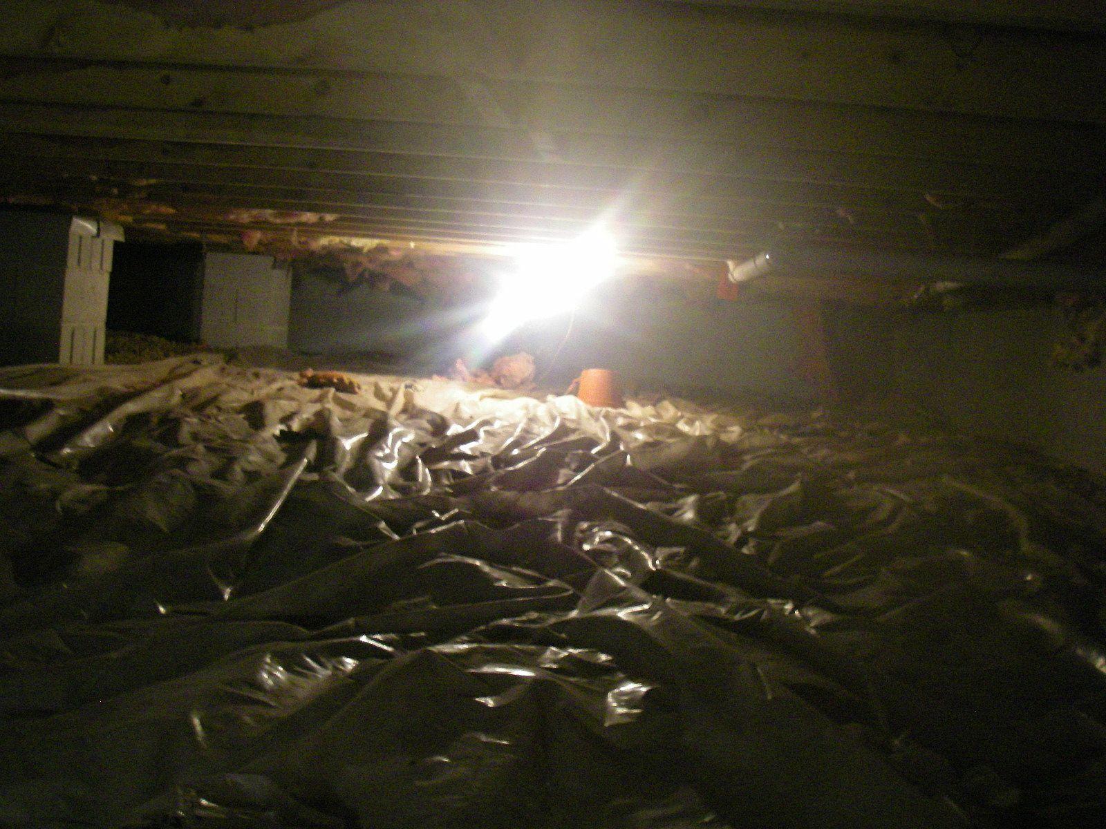 Crawl Space Repair - Crawlspace in Frederica, Delaware - It may be dark ...