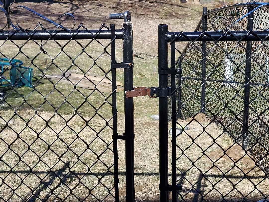 Residential Fencing - Black Chain Link Fence Bethel Park, PA - 4' Black ...