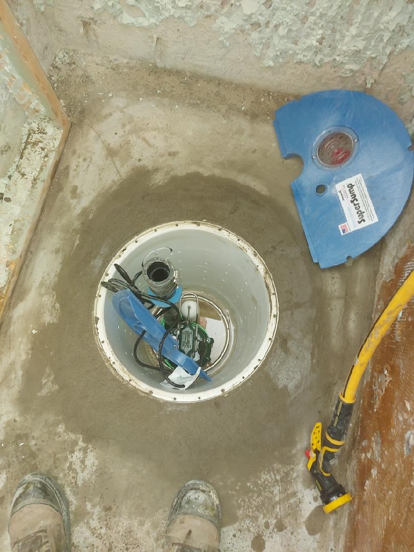 Installation de pompes de puisard - Installation d'une SuperSump et une ...