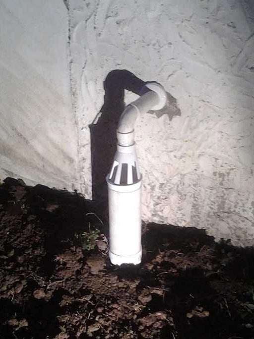 Waterproofing a Basement in Staten Island - Discharge Lines