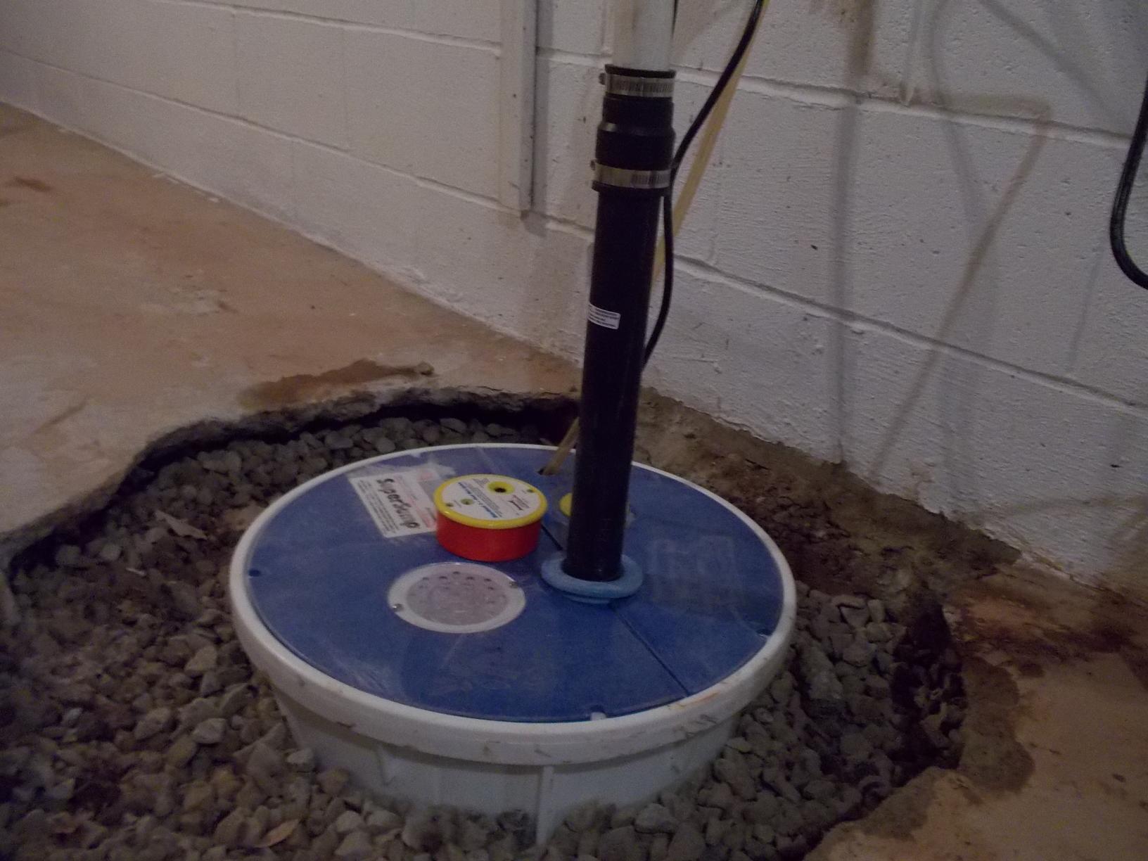 Basement Waterproofing - SuperSump and Flooring Installation in ...