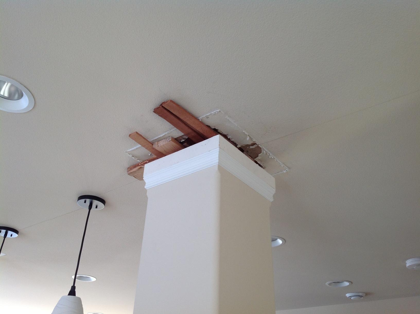 Foundation Repair - Sinking Slab in Fairbanks - Separation of Column ...