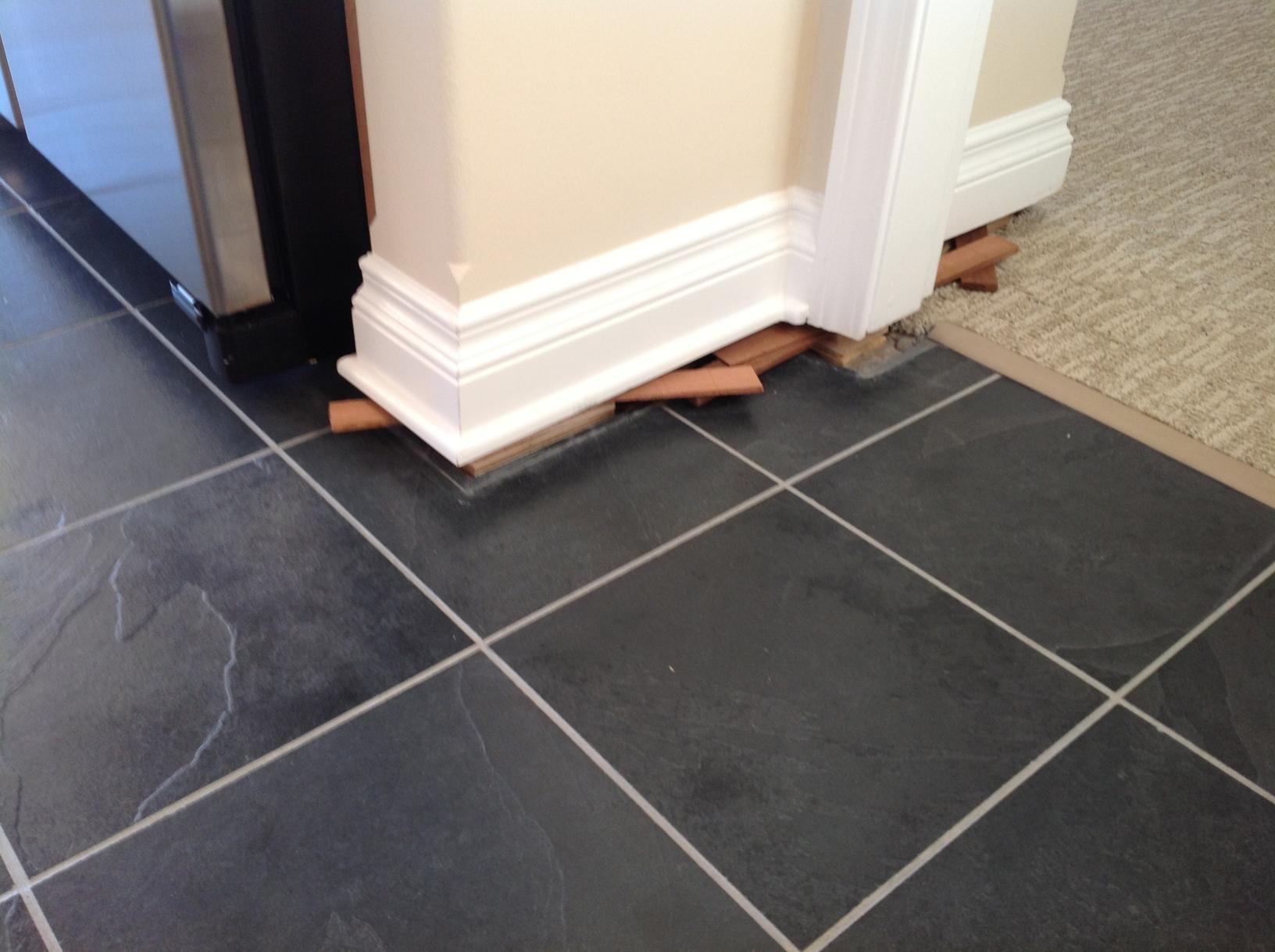 Foundation Repair - Sinking Slab in Fairbanks - Separation of Flooring ...