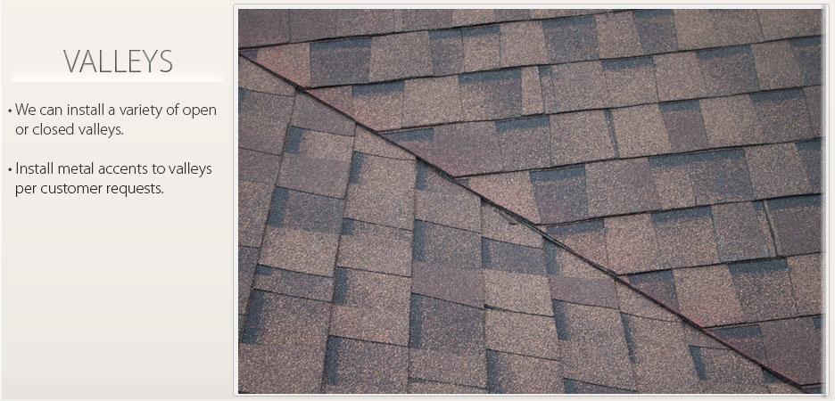 Our Roofing Process - Roof Valleys
