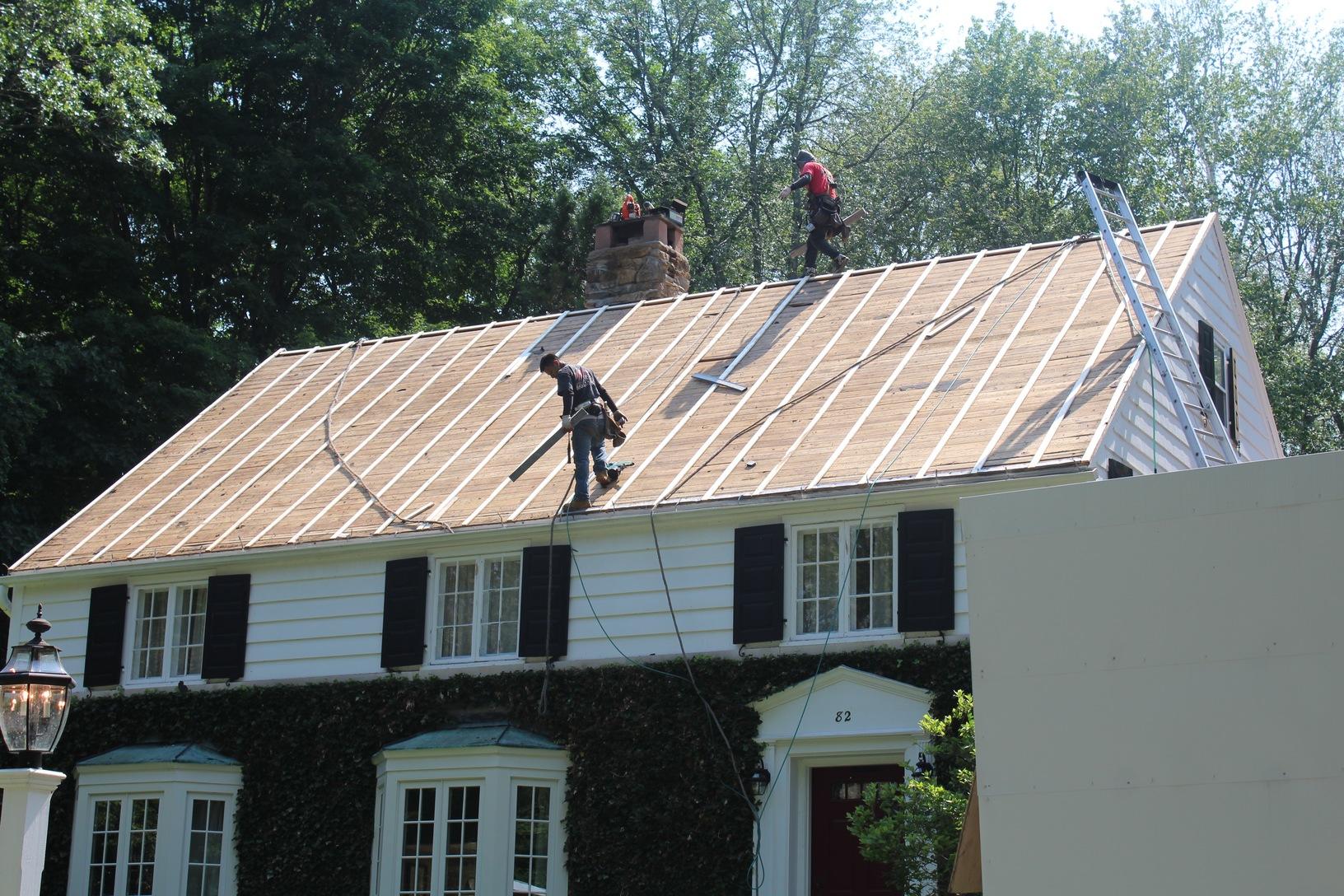 Roof Replacement - Blown-In Insulation with Roof Replacement in Storrs ...