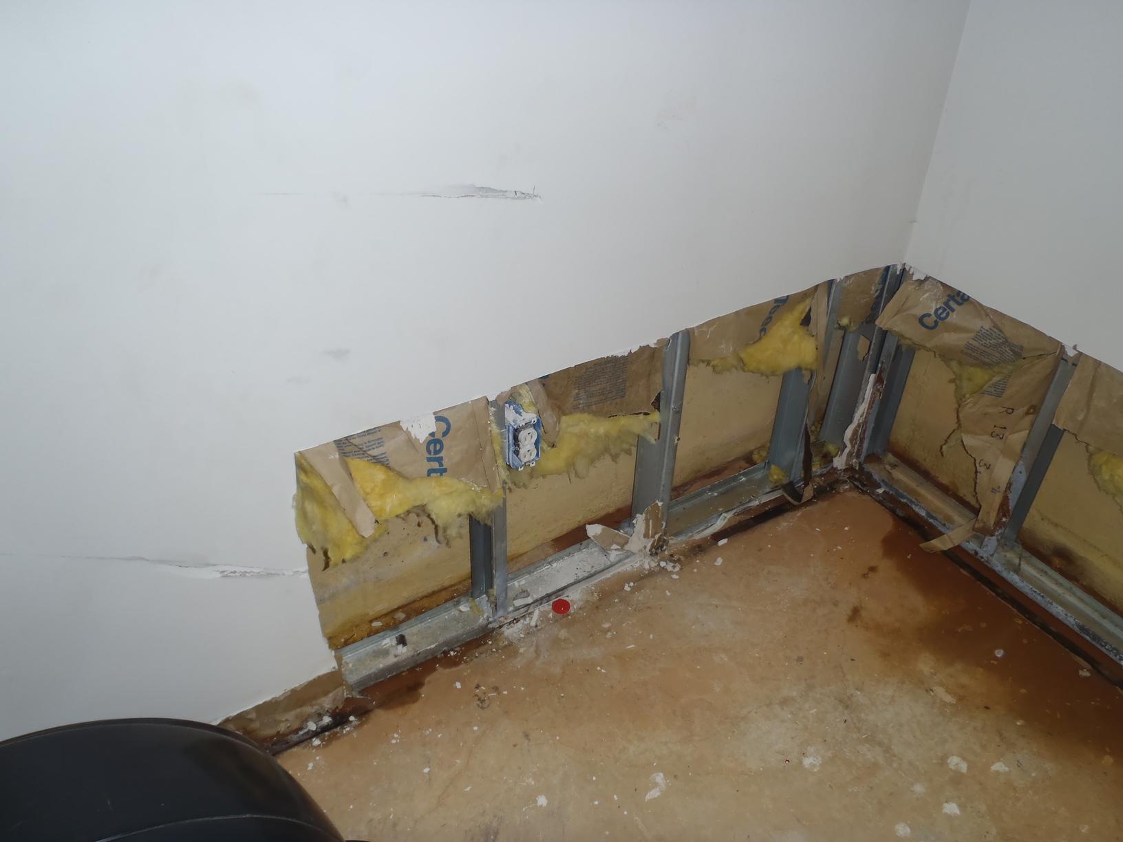 Basement Waterproofing - Newark, DE Family room got ruined by water ...