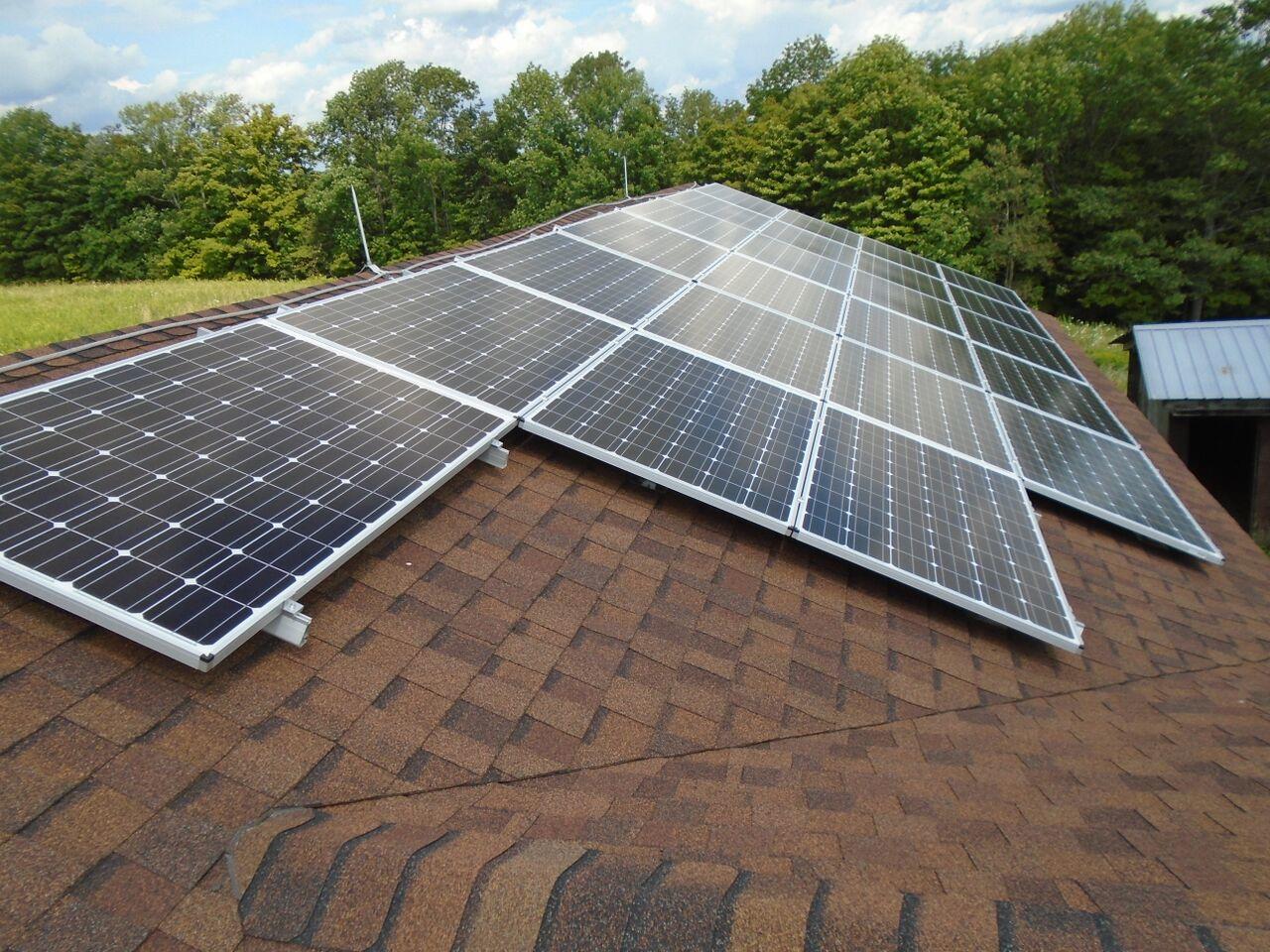 Solar Power - Solar Install in Richford, NY - 24 Panel Solar Array