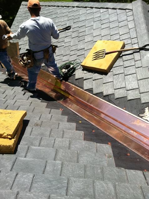 Roof Replacement - Copper Flashing Installation in Cedar Hill, TX ...