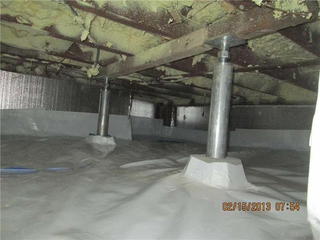 Crawl Space Repair - Flooded Crawl Space Encapsulated in Bergen County ...