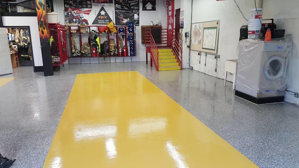 Commercial - Botsford Firehouse Epoxy Flooring Redone - Single ...