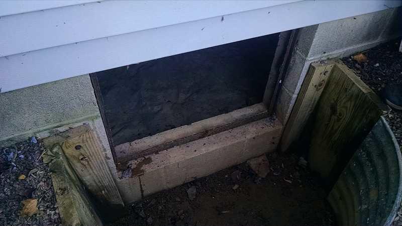 Crawl Space Repair - Frederica Crawl Space - Access Well