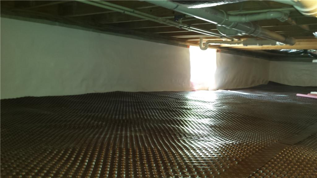 Crawl Space Repair - Milton Crawl Space - Drainage Mats
