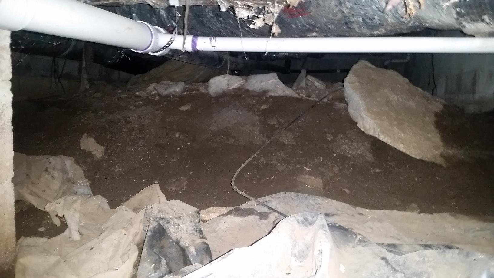 Crawl Space Repair - Dirty crawl space upgrade in Gallatin, TN ...