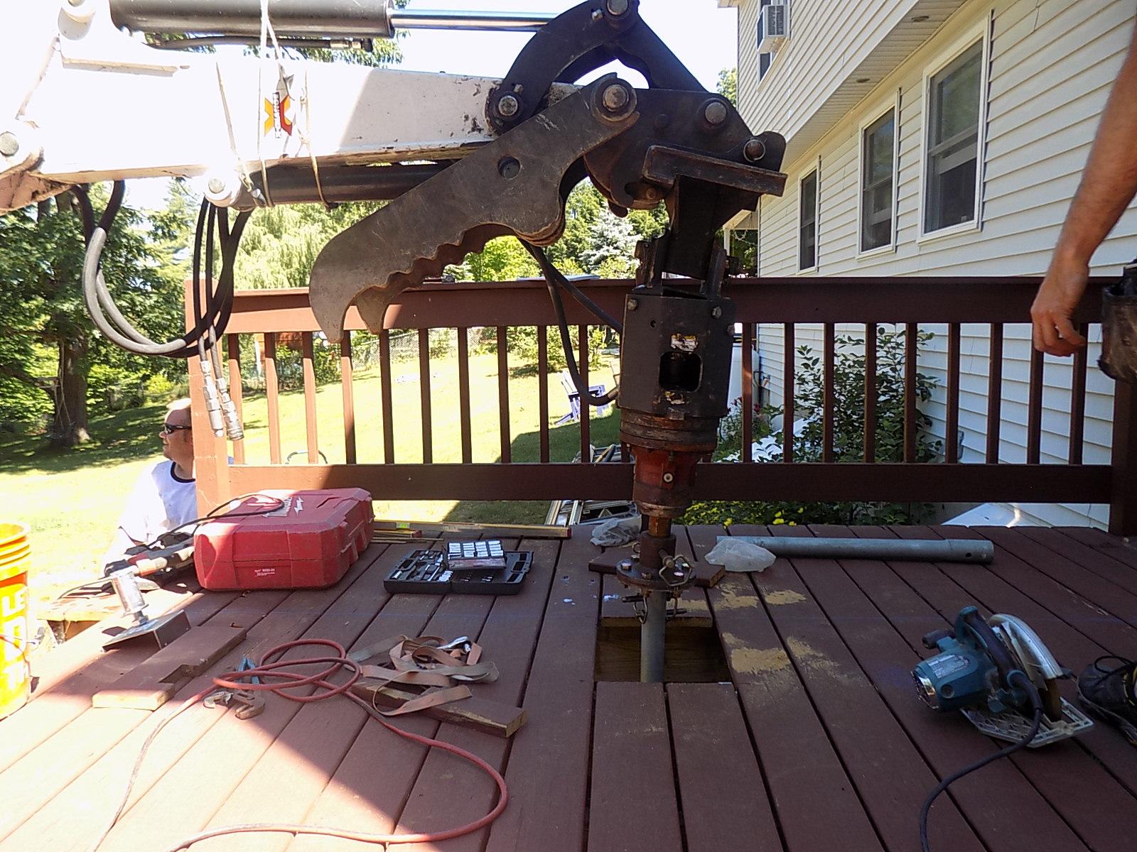 Foundation Repair - Sunroom Supported with EZ Posts in Derry, NH - EZ ...