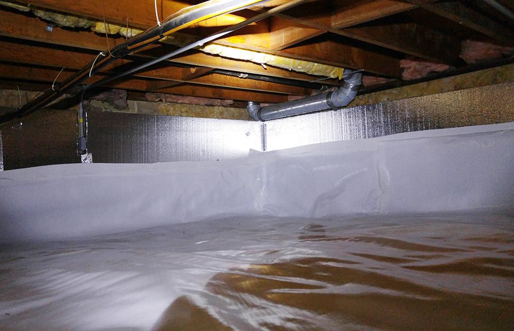 Crawl Space Encapsulation - Crawl space makeover in Jackson, NJ - Vapor ...