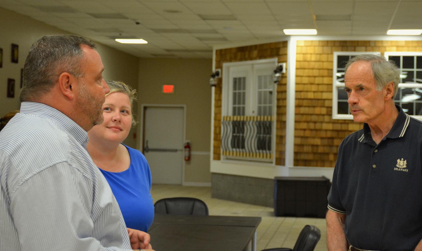 Senator Carper Meets DryZone - Meeting Senator Carper